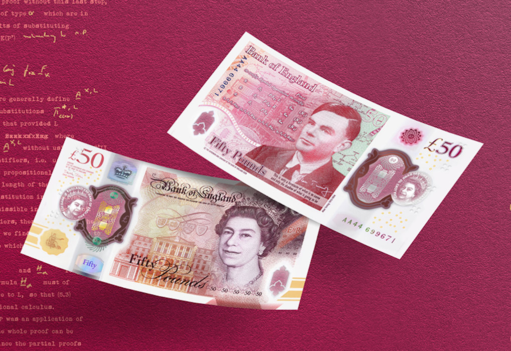 Alan Turing mit 50£-Note geehrt. — GAY.CH · Alles bleibt anders!