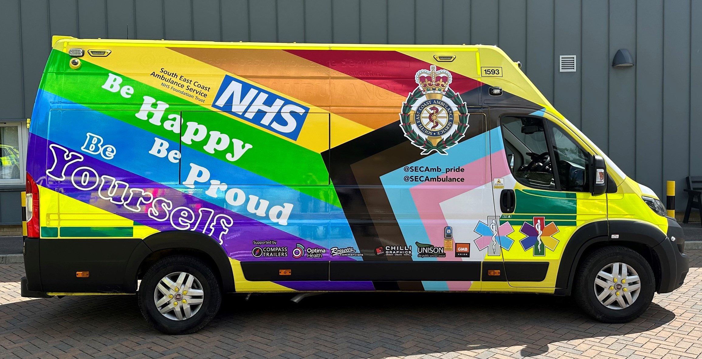 Er werde sich weigern, sich von der Rainbow Ambulance abholen zu lassen ...