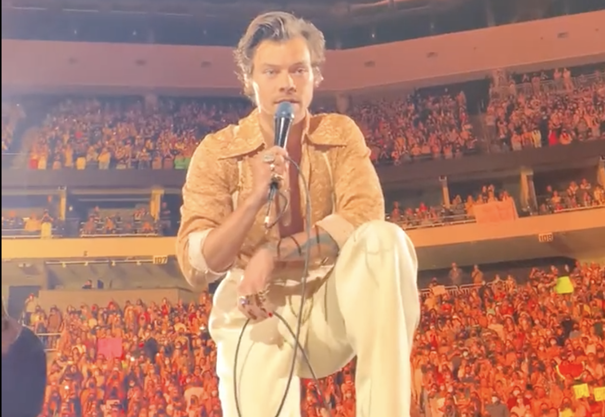 Watch: Harry Styles hilft Fan beim Coming Out - während Konzert — GAY ...