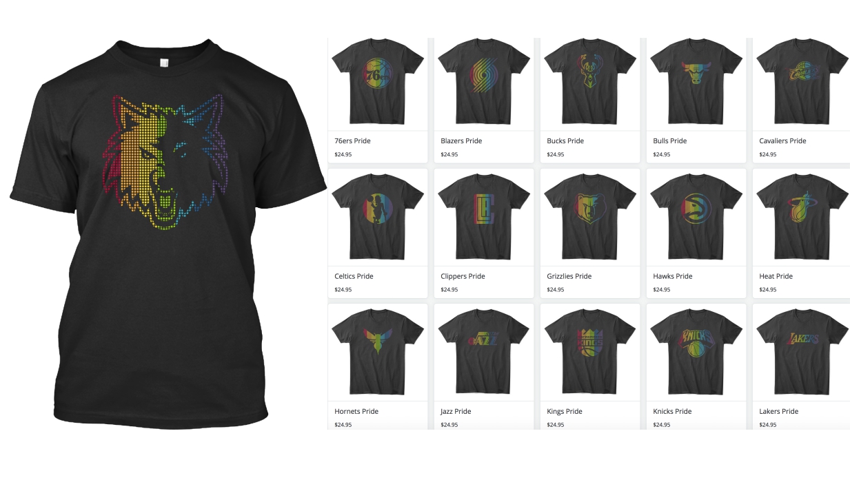 FASHION: National Basketball Association lanciert Pride-T-Shirts — GAY ...