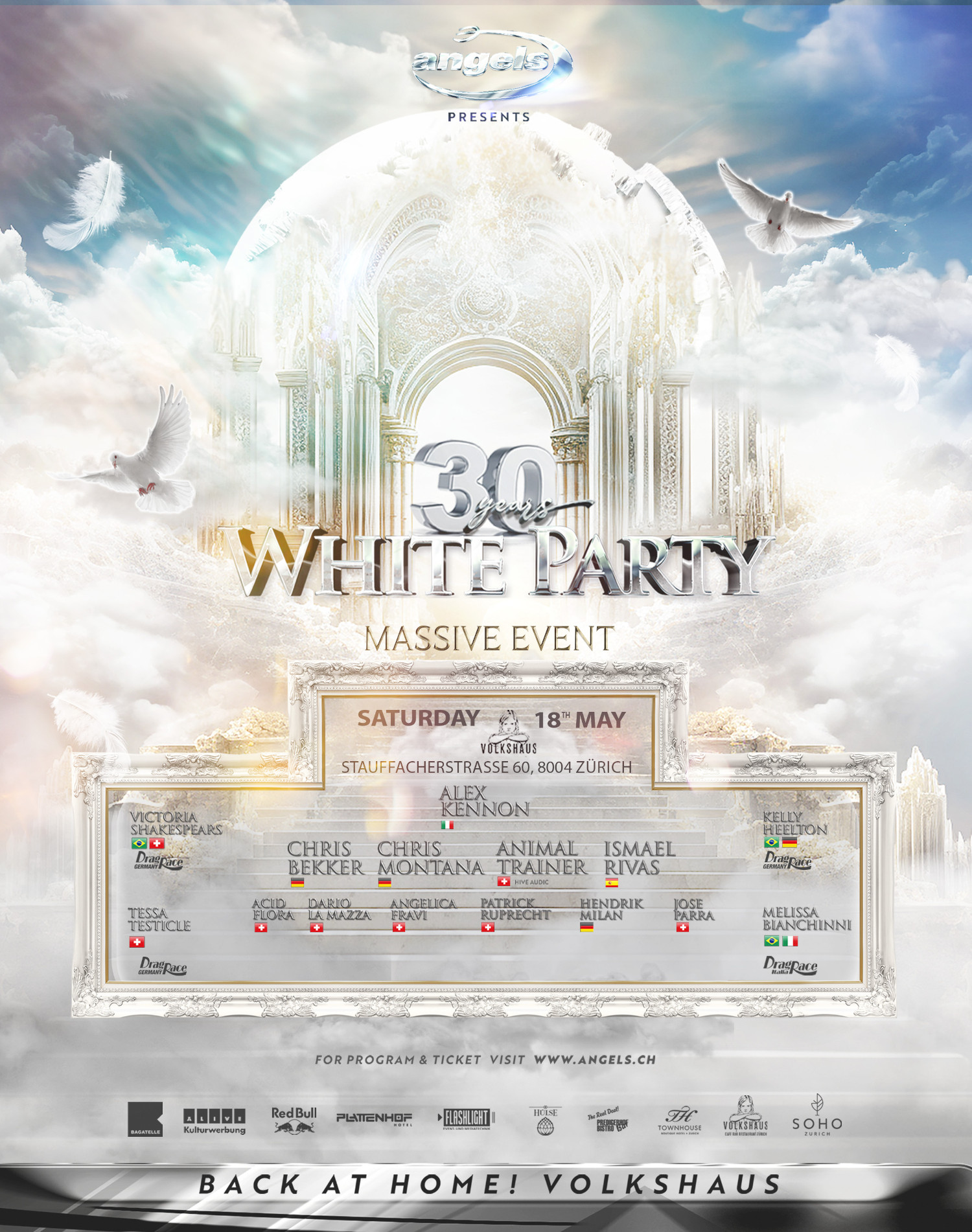 30 Jahre Angels White Party — GAY.CH · Alles bleibt anders!