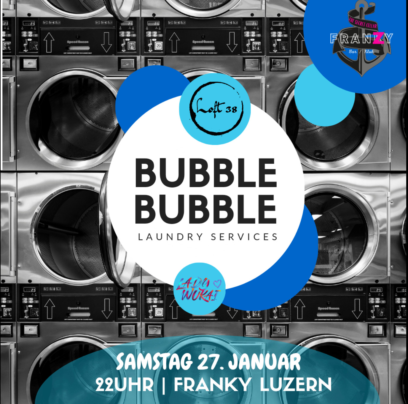 Franzy - Bubble Bubble Laundry Service — GAY.CH · Alles bleibt anders!