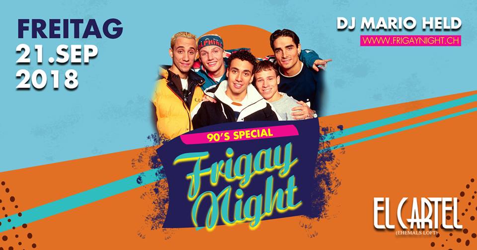 Frigay Night - 90's Edition — GAY.CH · Alles bleibt anders!