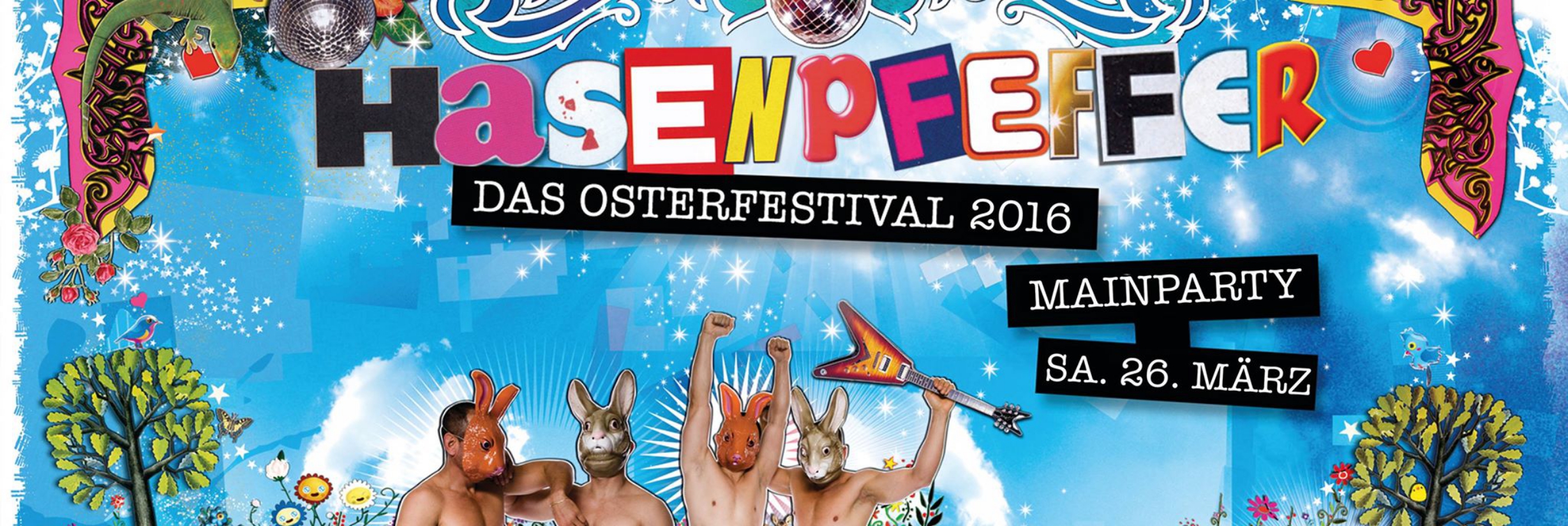Hasenpfeffer Osterfestival: Main Party — GAY.CH · Alles bleibt anders!